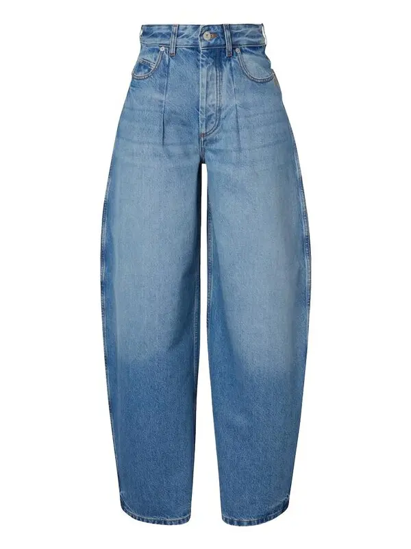 Jacquemus Ovale De-nîmes Barrel-leg Jeans - Blue