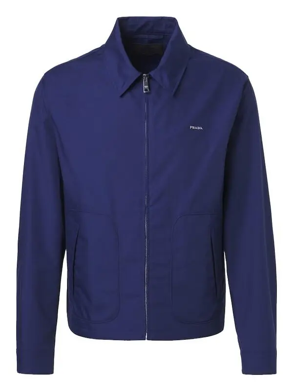 Prada Technical Blouson Jacket - Blue