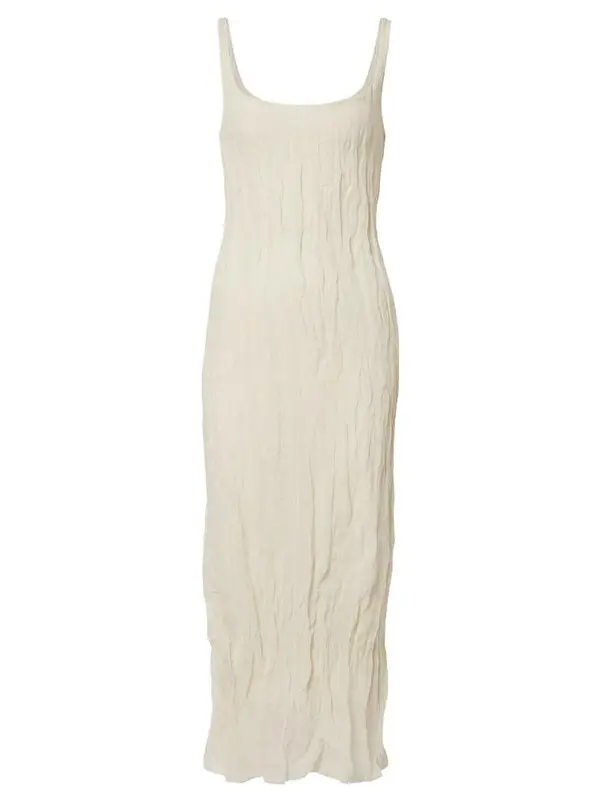 RÓHE Cotton-blend Midi Dress - White