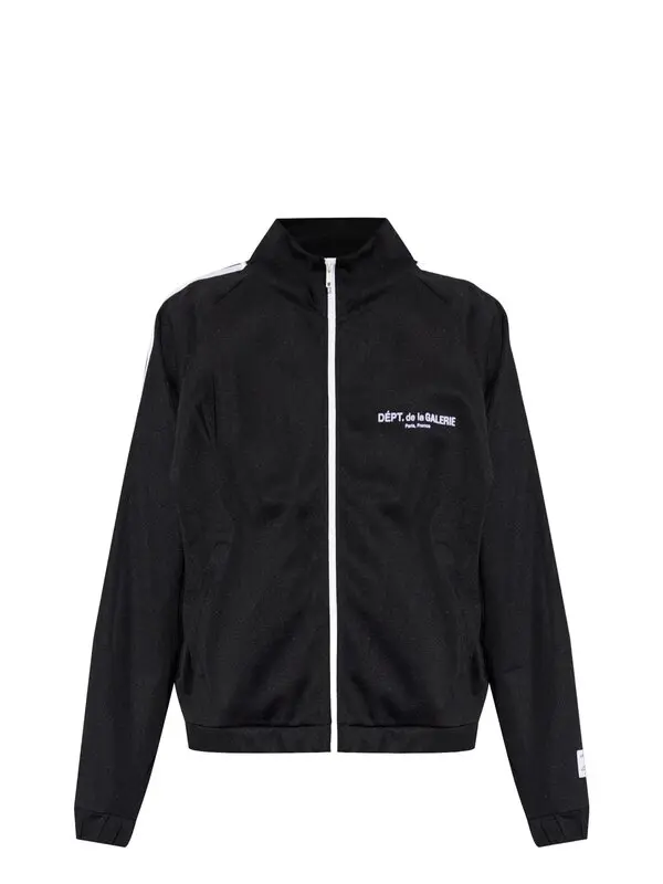 GALLERY DEPT. Logo Zip Up Track Jacket - Black