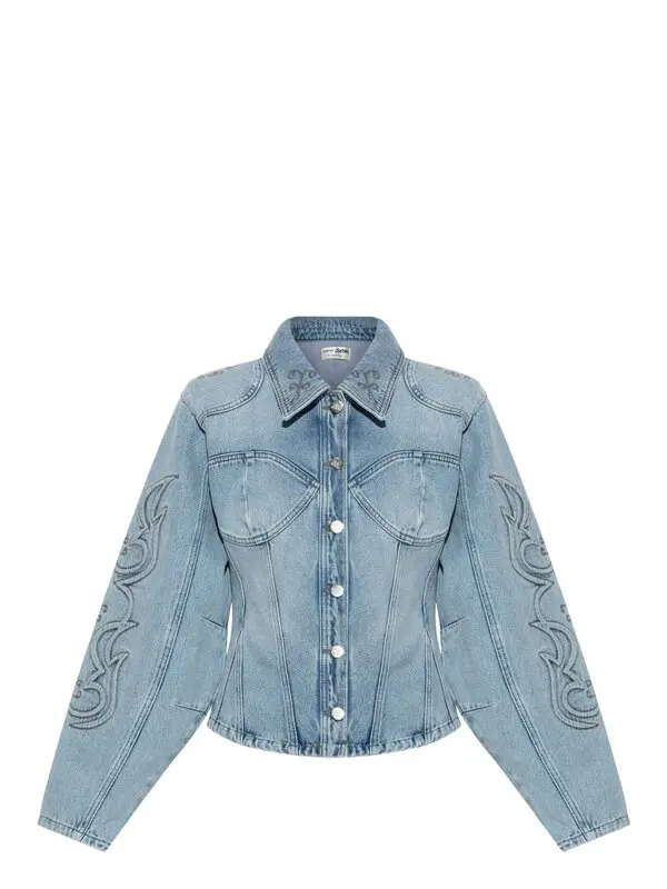GESTUZ X Barbie Denim Jacket - Blue