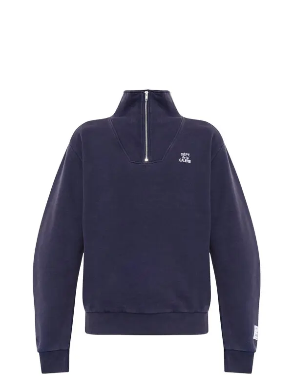GALLERY DEPT. Sweatshirt With Logo - Navy Blue