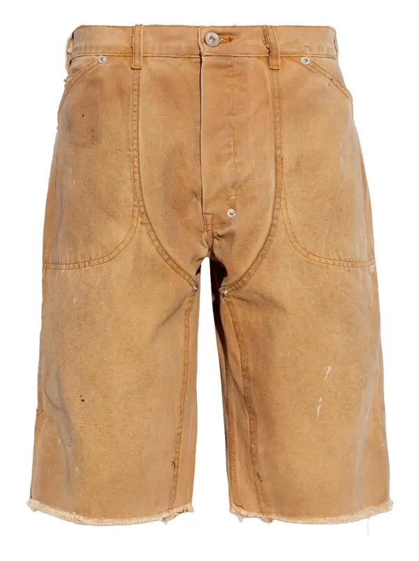GALLERY DEPT. Vintage-effect Denim Shorts - Brown