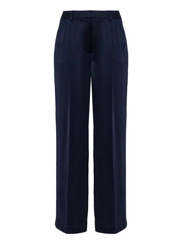 ANINE BING Trent Trousers - Navy Blue