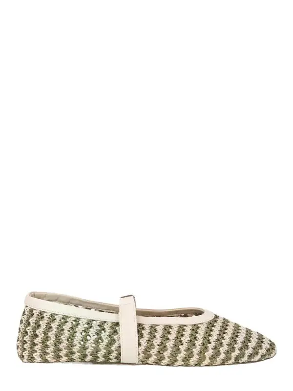 Gcds Woven Ballet Flats - Neutrals