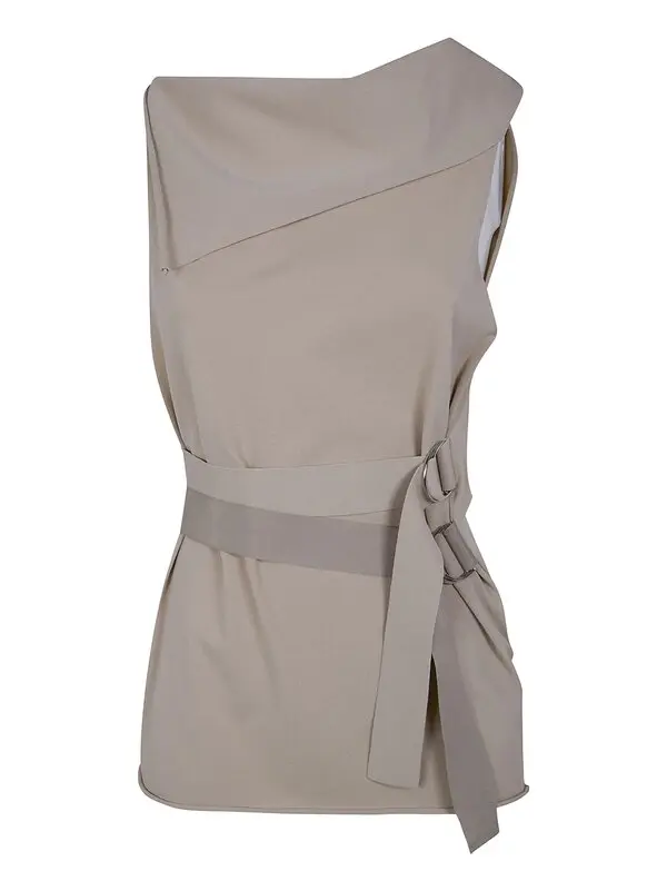 PIERANTONIOGASPARI Stretch Metal Tank Top - Beige