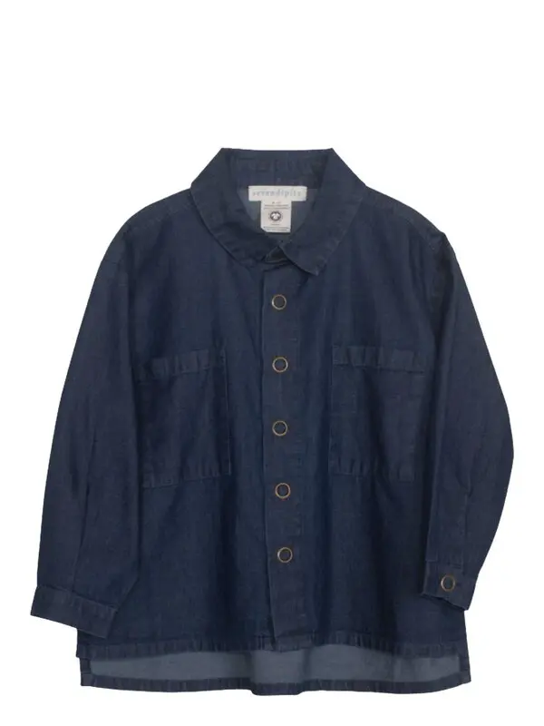 SERENDIPITY ORGANICS Pocket Shirt - Blue