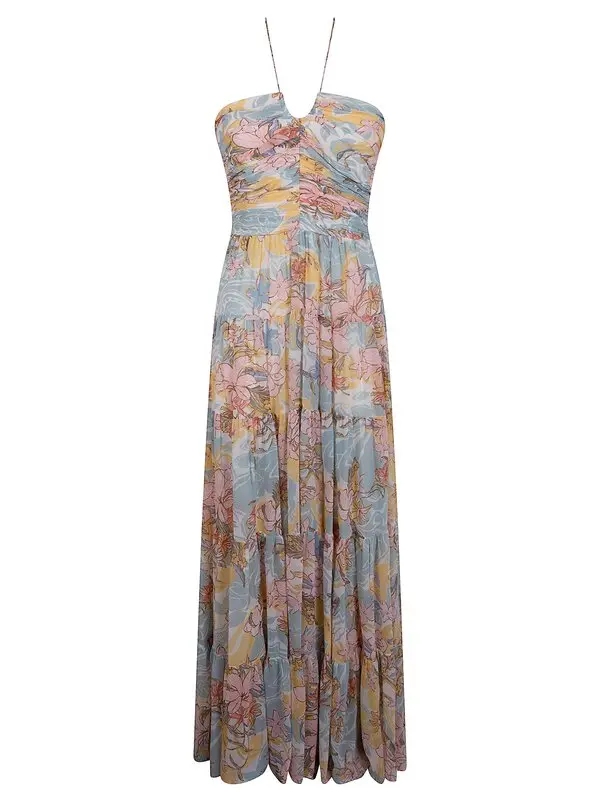 Ralph Lauren Woven Long Dress - Beige