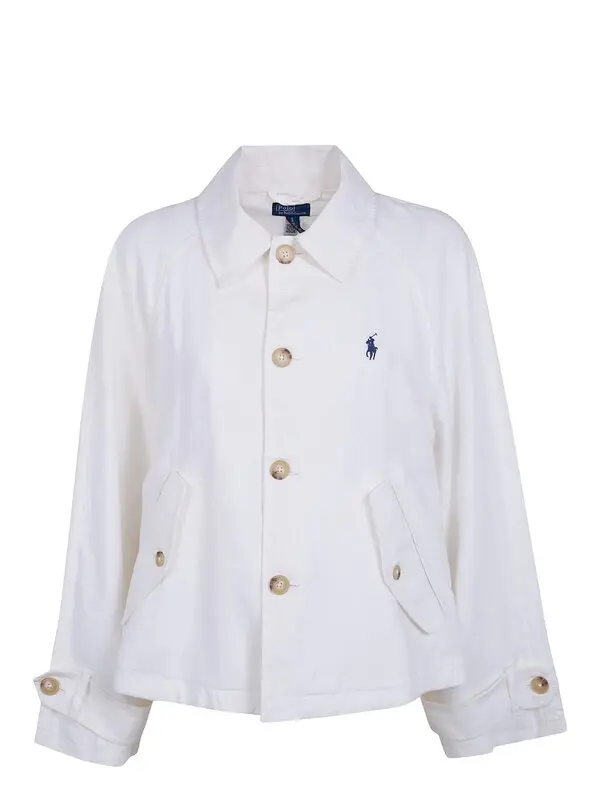 Polo Ralph Lauren Woven Windbreaker Jacket - White