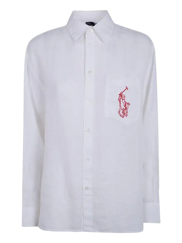 Polo Ralph Lauren Woven Sport Shirt - White
