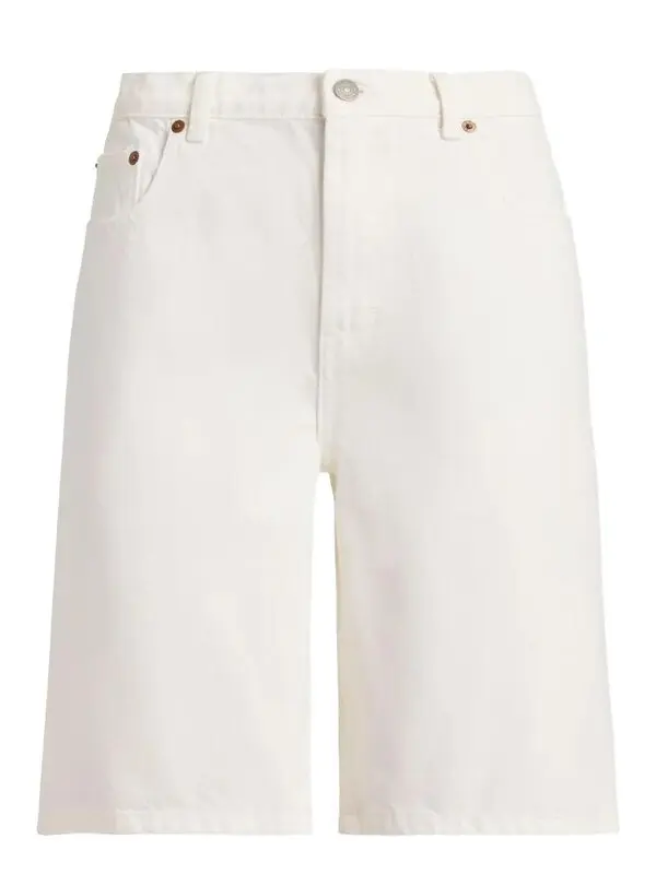 Polo Ralph Lauren Woven Bermuda Shorts - White