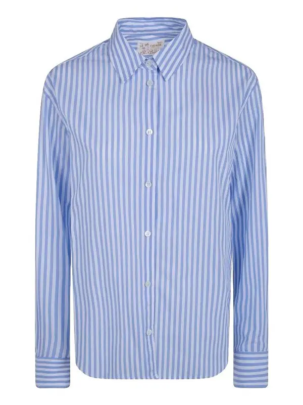 MC2 SAINT BARTH Meredith Cotton Shirt - Blue