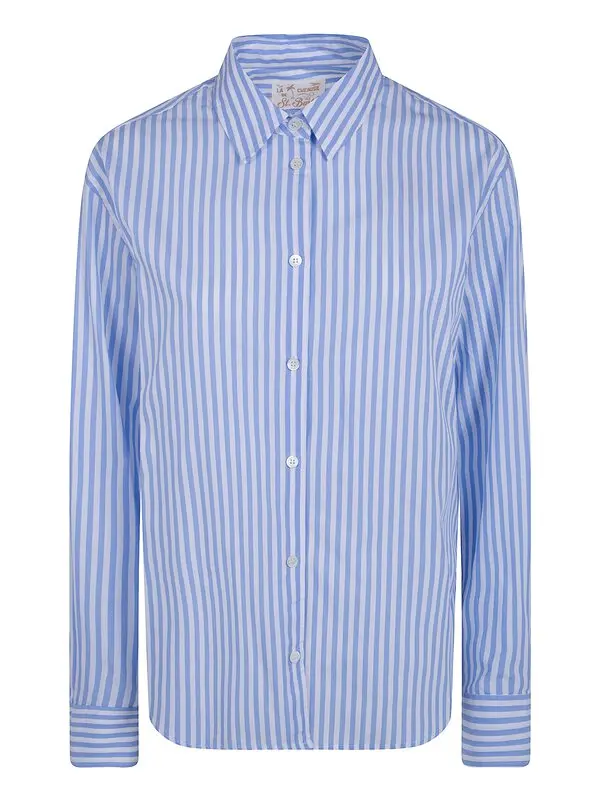 MC2 SAINT BARTH Meredith Cotton Shirt - Blue