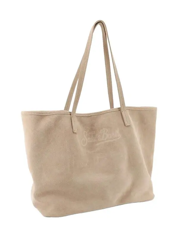 MC2 SAINT BARTH City Suede Bag - Beige