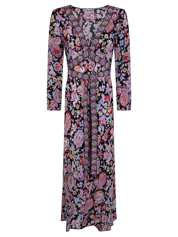 Rixo Tania Floral Dress - Pink