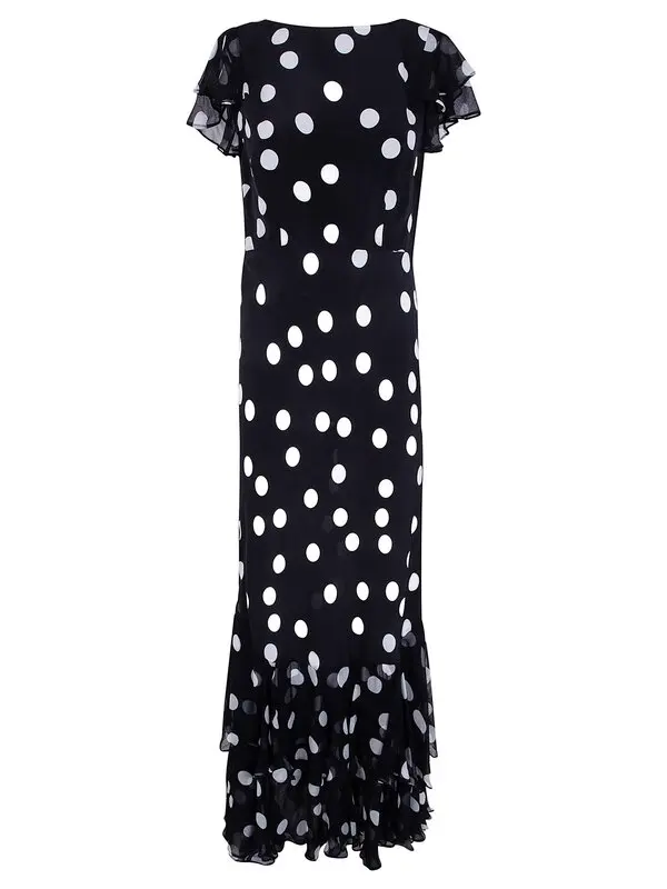 Rixo Ordinia Midi Dress - Black