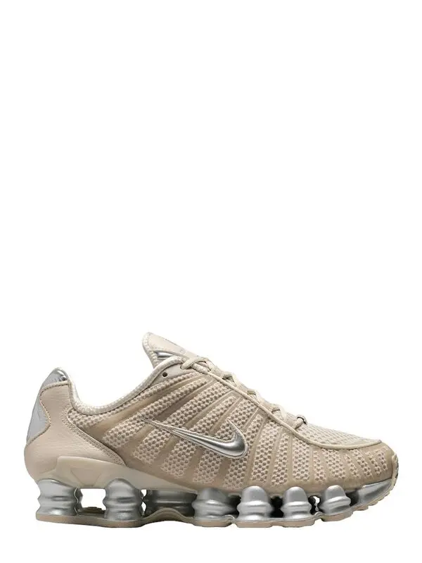 Nike Shox Tl Sneakers - Cream Ii/black/metallic Silver