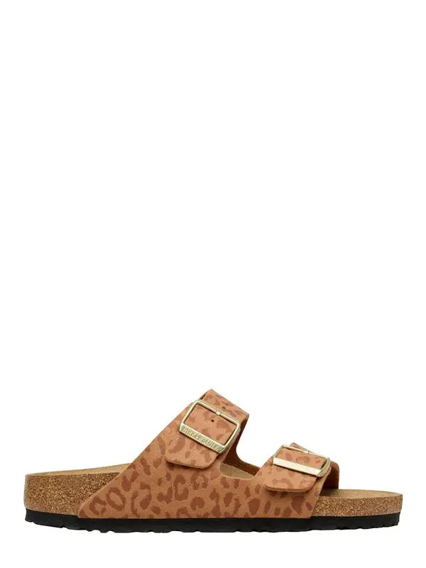 BIRKENSTOCK Arizona Leopard Print Sandals - Leopard Pecan