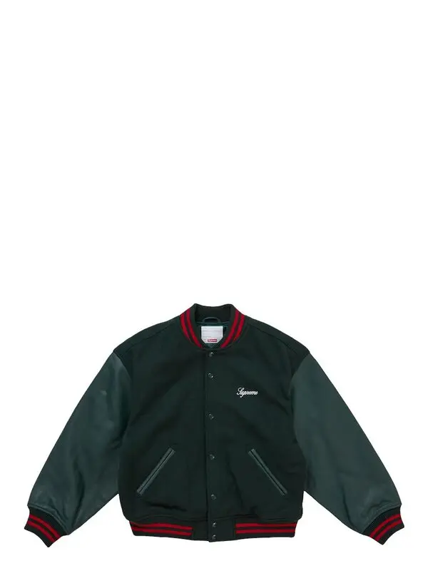 Supreme Varsity Jacket - Dark Green