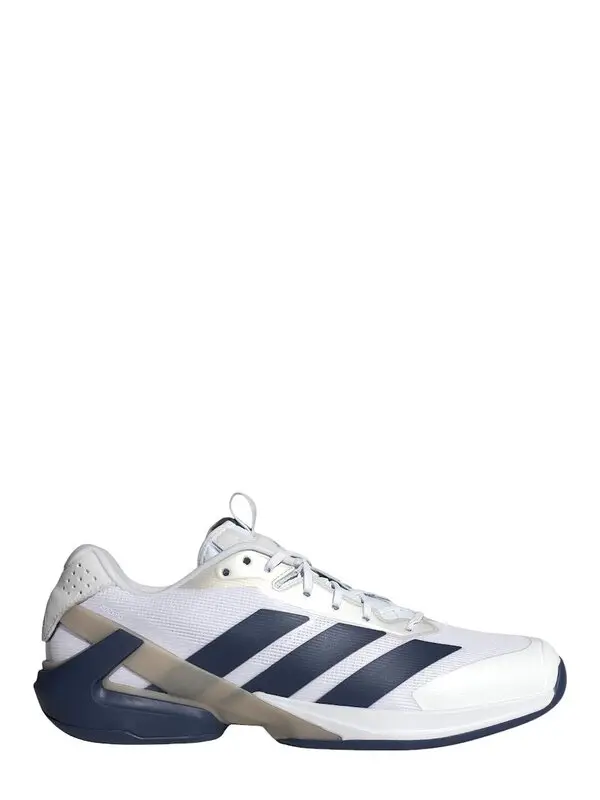 Adidas Adizero Ubersonic 5 Sneakers - Cloud White/dark Blue/silver Metallic