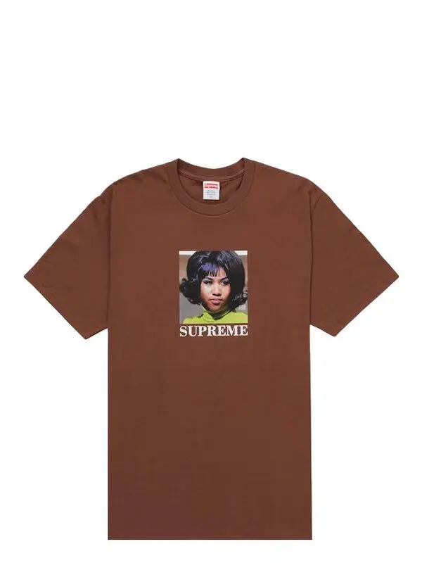 Supreme Aretha Tee Shirt - Brown