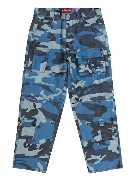 Supreme Zip-off Utility Pant - Blue Camo