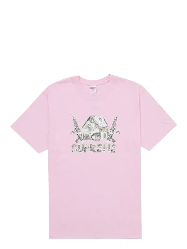 Supreme Origami Tee Shirt - Light Pink