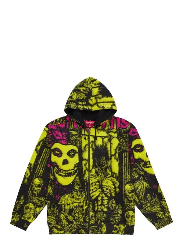 Supreme The Misfits Zip Up Hooded Sweater - Multicolor