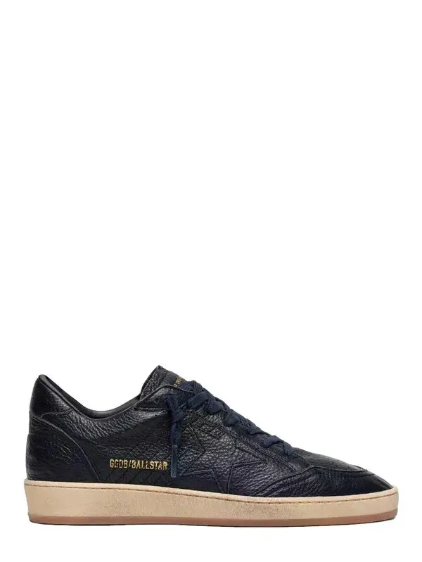 GOLDEN GOOSE Ballstar Leather Sneakers - Blue