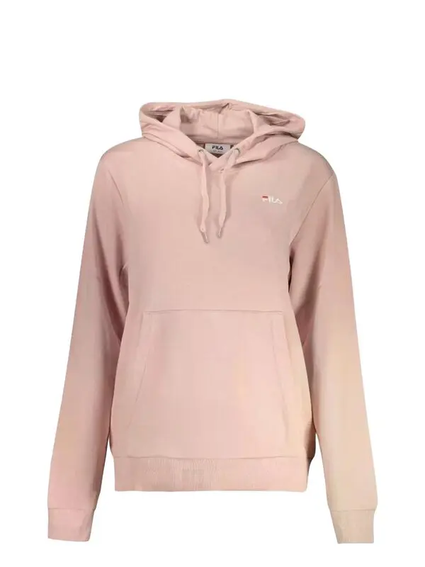 FILA Logo-patch Cotton Hoodie - Pink