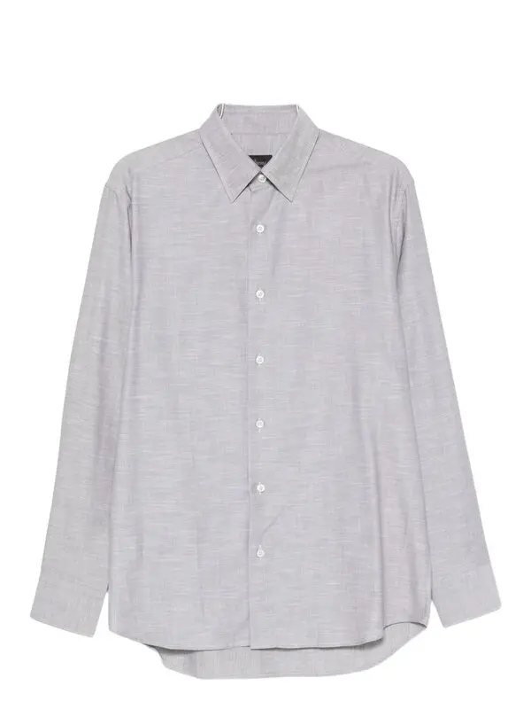 Brioni Cotton Shirt - Grey