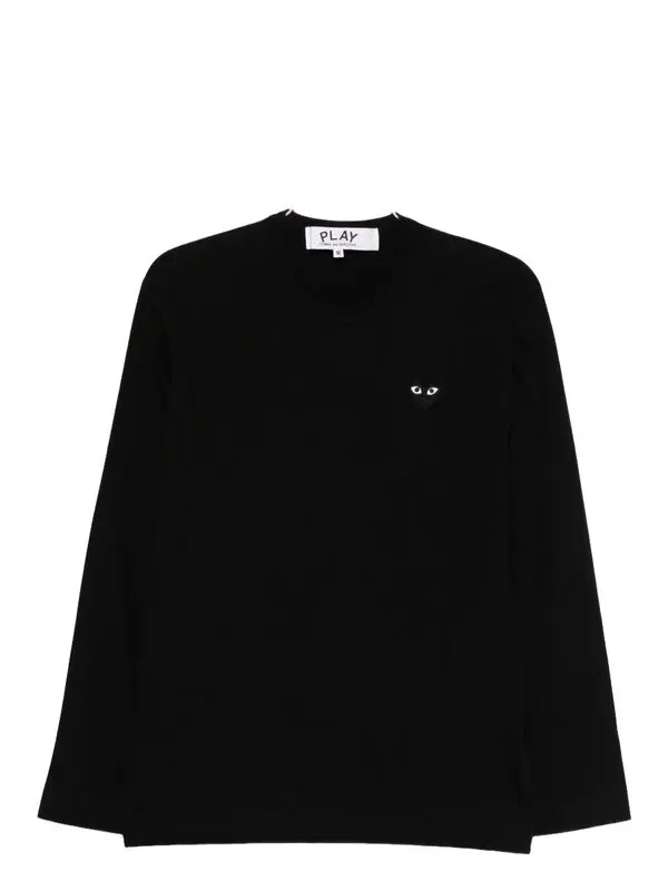 Play Comme Des Garcon Cotton T-shirt - Black