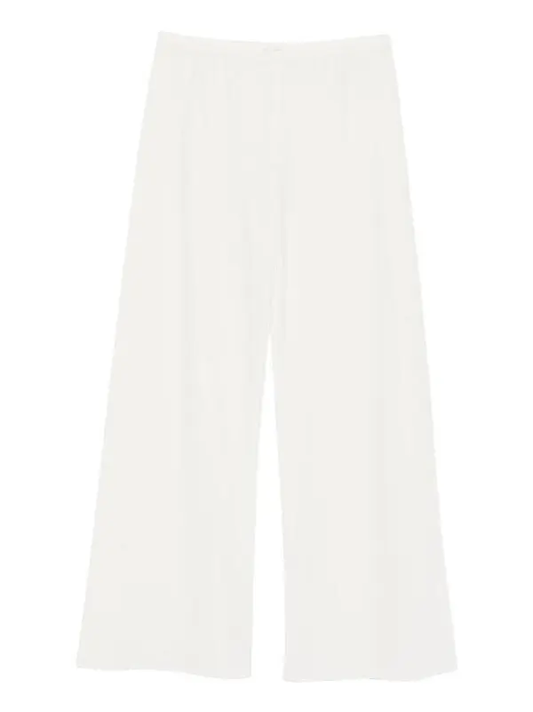 THE ROW Gala Wide-leg Trousers - White