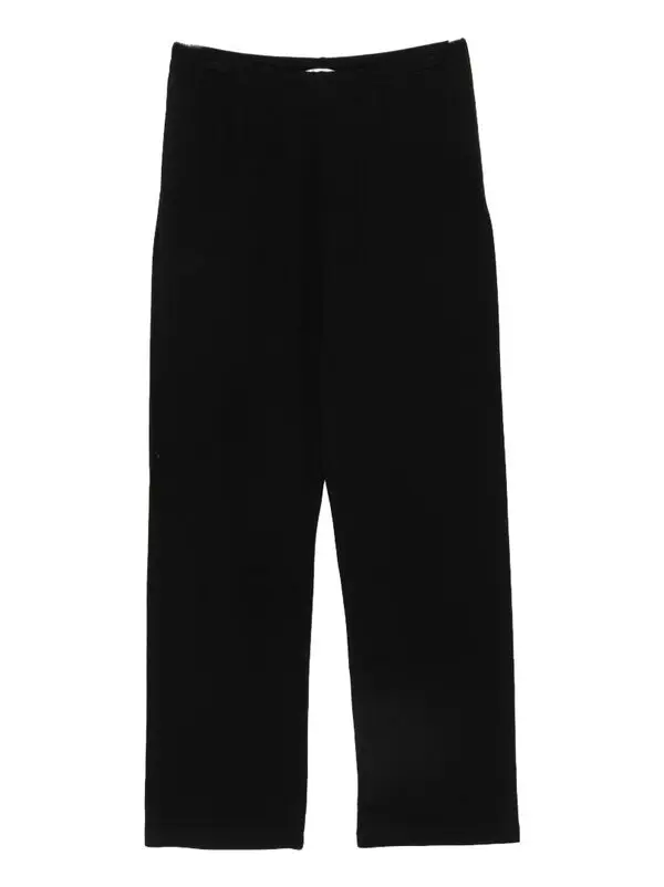 THE ROW Kohana Cotton Trousers - Black