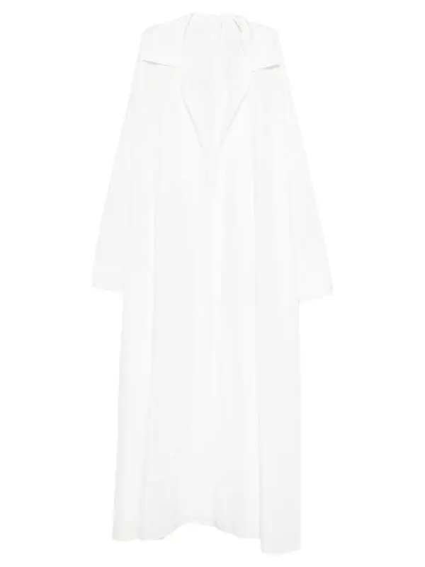 Norma Kamali Oversized Shirt Dress - White