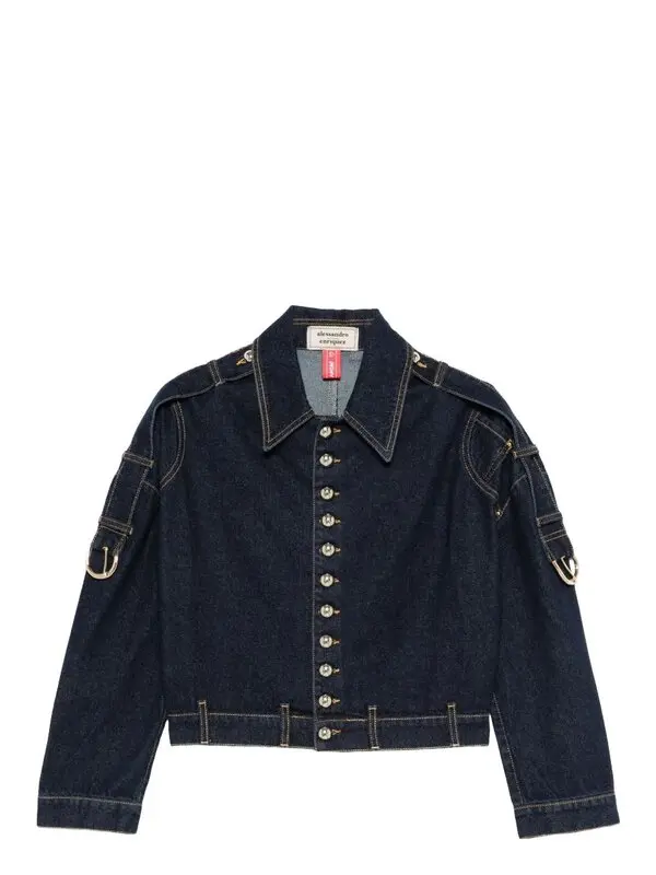 ALESSANDRO ENRIQUEZ Denim Cotton Jacket - Blue