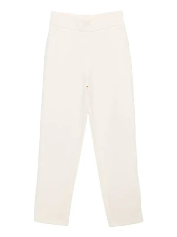Emporio Armani Cotton Trousers - White