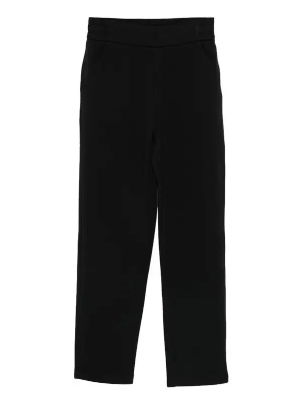 Emporio Armani Cotton Trousers - Black