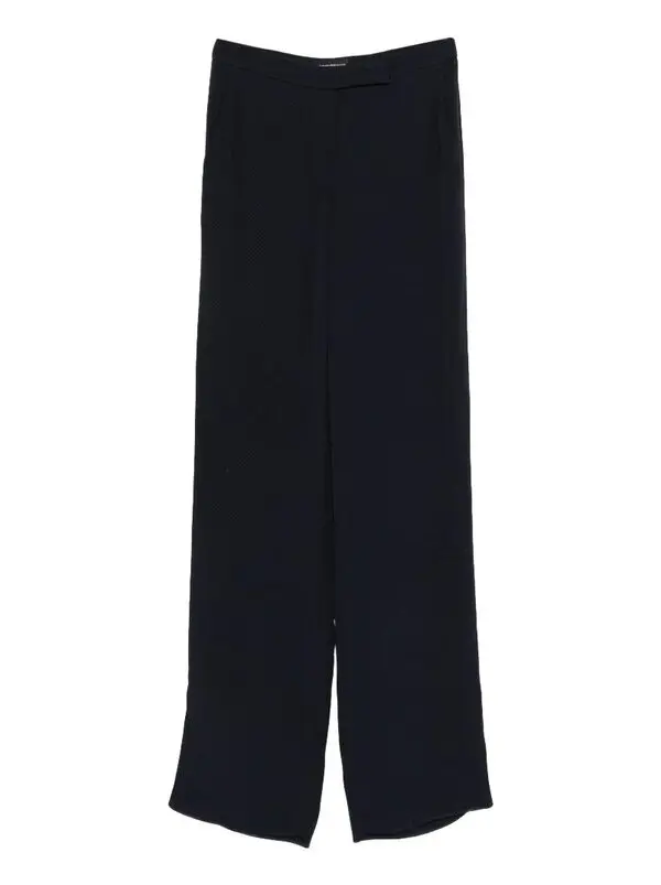 Emporio Armani Straight-leg Trousers - Blue