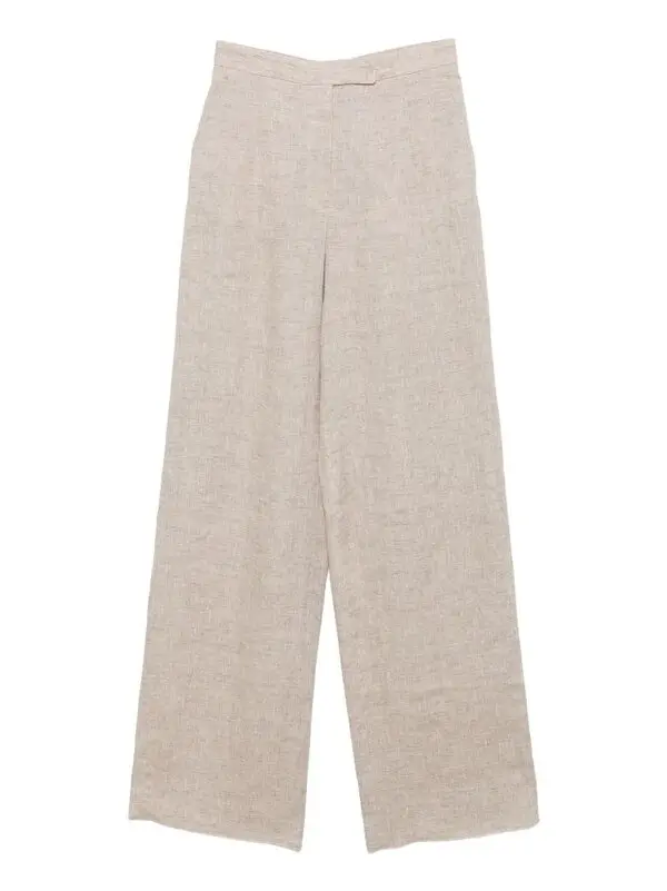 Emporio Armani Linen Trousers - Beige