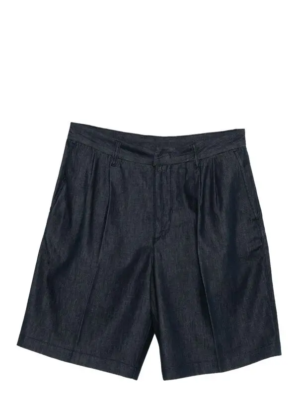 Emporio Armani Denim Bermuda Shorts - Blue