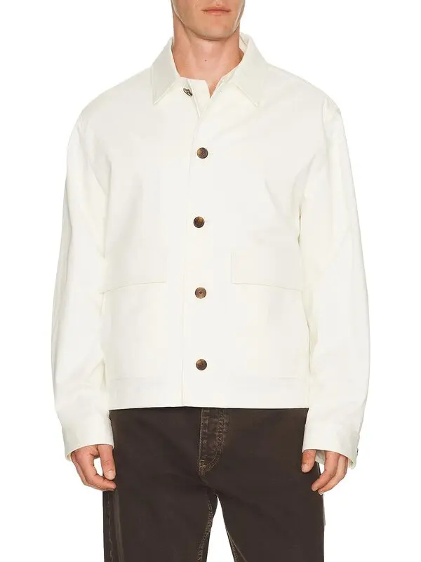 Theory Moonsoft Jacket - Winter Ivory