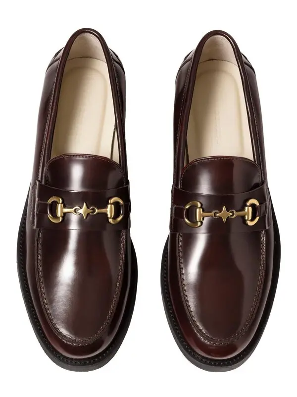 DUKE + DEXTER Wilde Plus Bit Loafer - Buffed Red