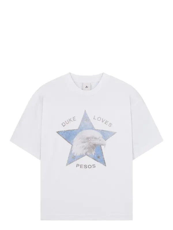 DUKE + DEXTER Peso Veteran T-shirt - White Veteran