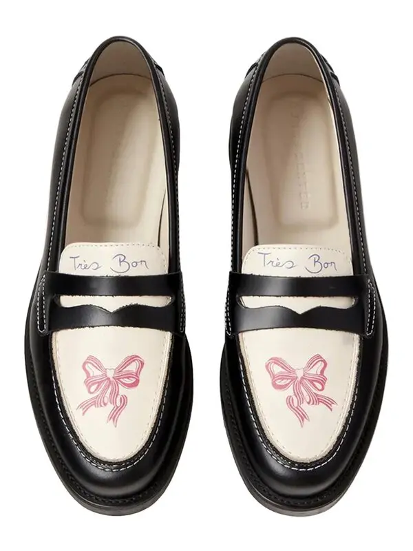 DUKE + DEXTER Wilde Penny Loafer - Bow