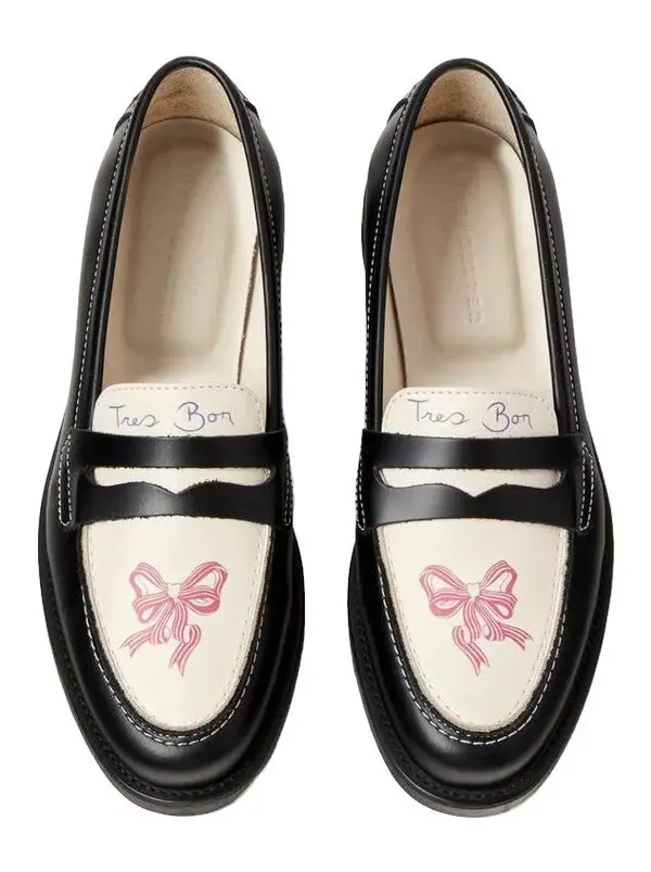 DUKE + DEXTER Wilde Penny Loafer - Bow