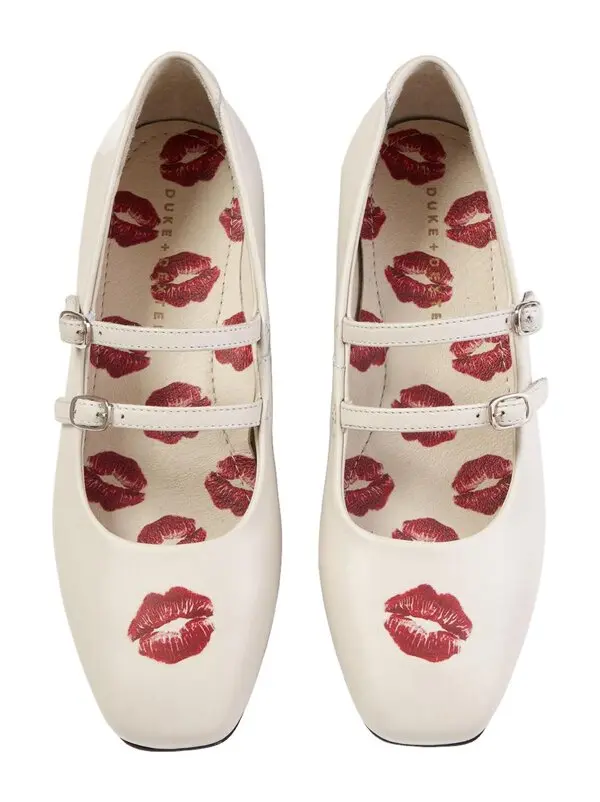 DUKE + DEXTER Ruby Off-white Mary Jane - Kiss