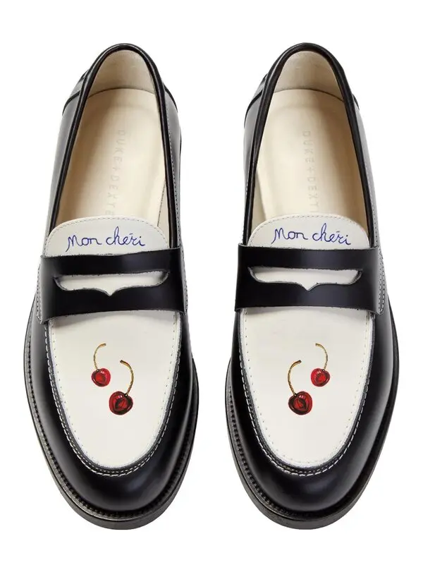 DUKE + DEXTER Wilde Penny Loafer - Cherry