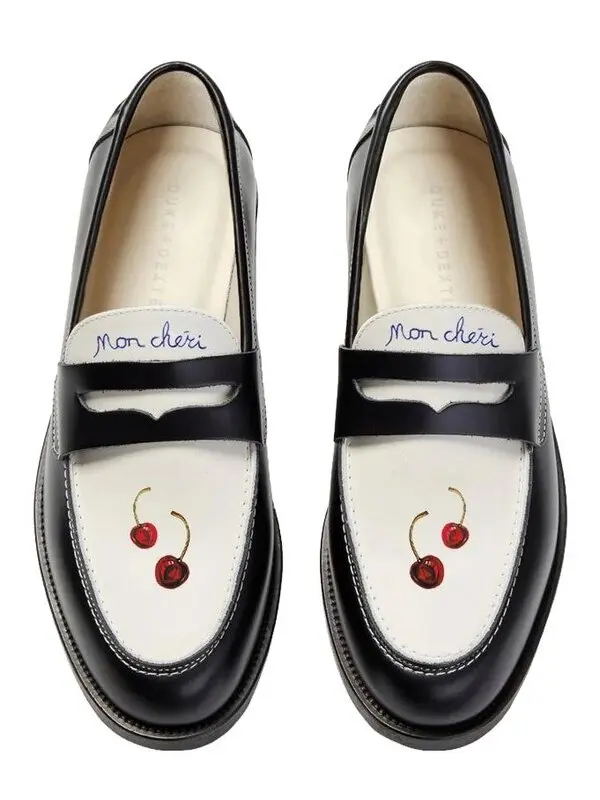 DUKE + DEXTER Wilde Penny Loafer - Cherry