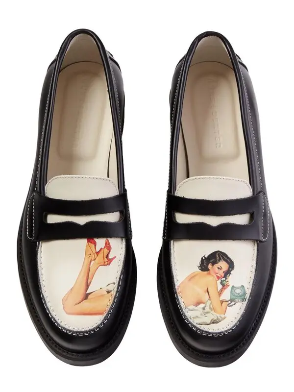 DUKE + DEXTER Wilde Penny Loafer - Pin Up